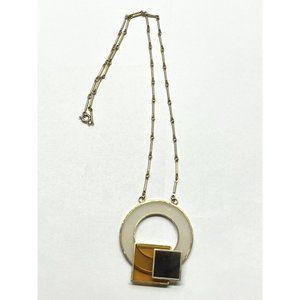 Vintage | Jewelry | Vintage Mcm Mod Lucite Pendant Necklace | Poshmark